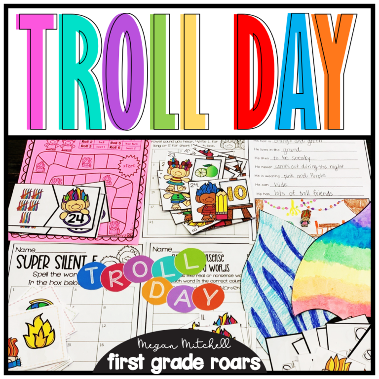 Troll Day - School Theme Day - Megan Mitchell