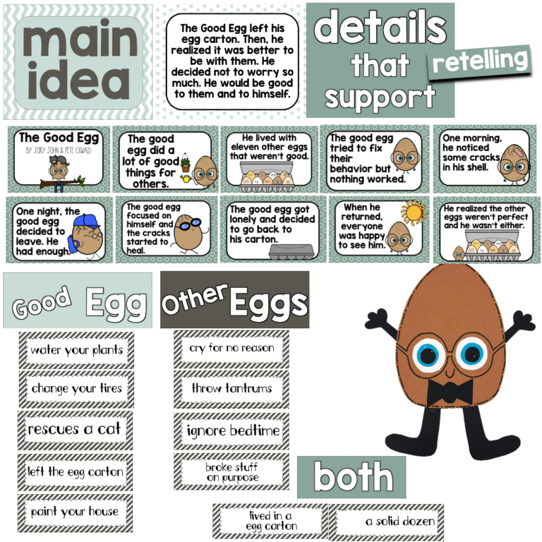 The Good Egg Activities for Reading - Megan Mitchell