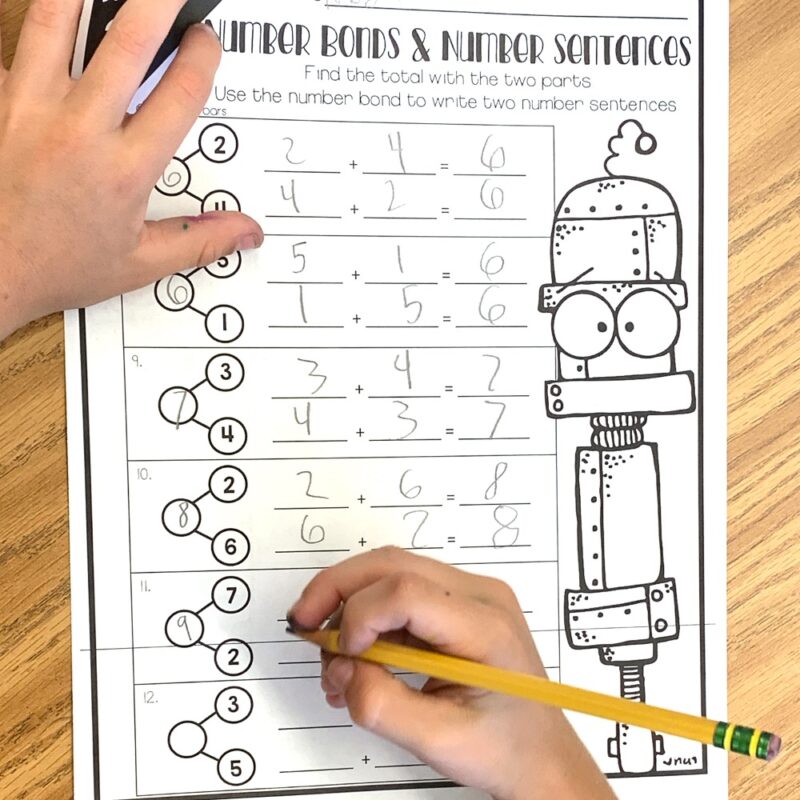 Addition to 10 Activities for First Grade - Megan Mitchell