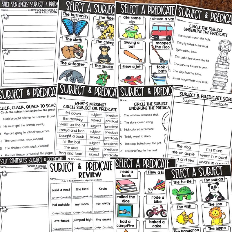Teaching Subject and Predicate - Megan Mitchell