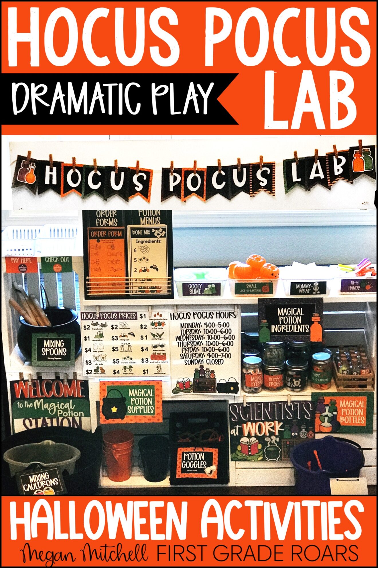 Halloween Dramatic Play - Hocus Pocus Lab