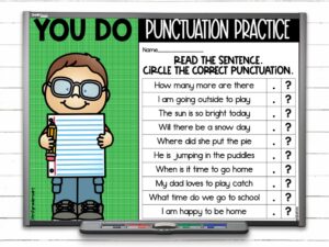 Types of Sentences Activities - Punctuation - Megan Mitchell