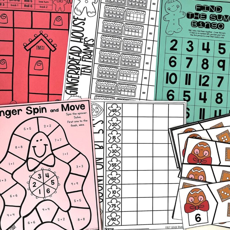 Gingerbread Activities for First Grade - Megan Mitchell