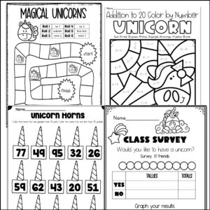 Unicorn Day Activities - Unicorn Theme Day - Megan Mitchell