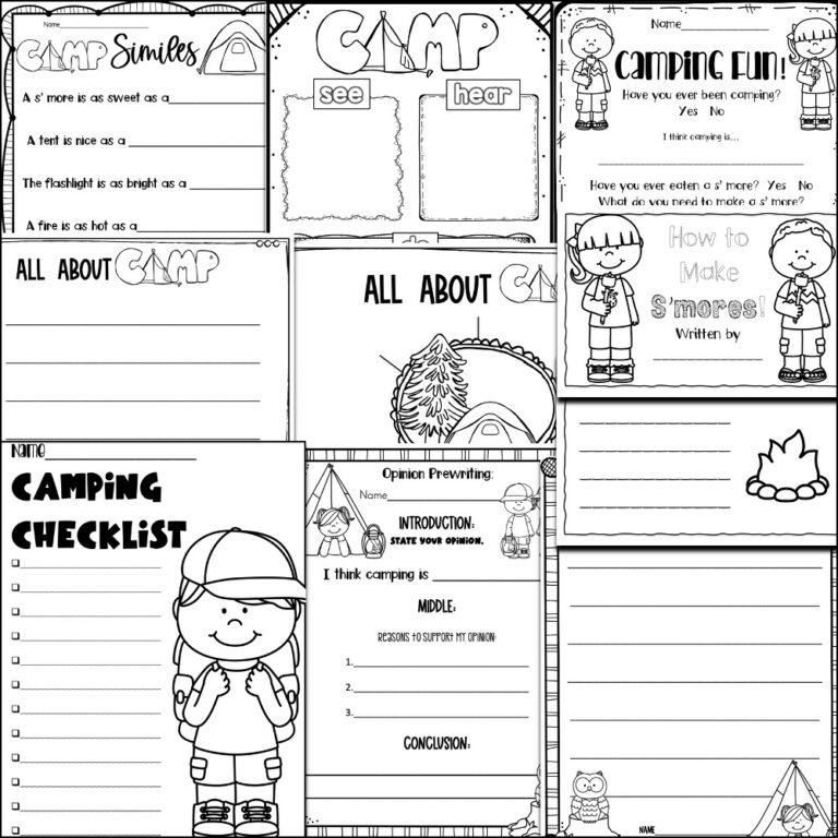 Classroom Camping Theme Day - Megan Mitchell