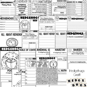 Hedgehog Nonfiction Unit - Megan Mitchell