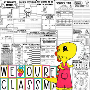 We Don't Eat Our Classmates Activities - Megan Mitchell