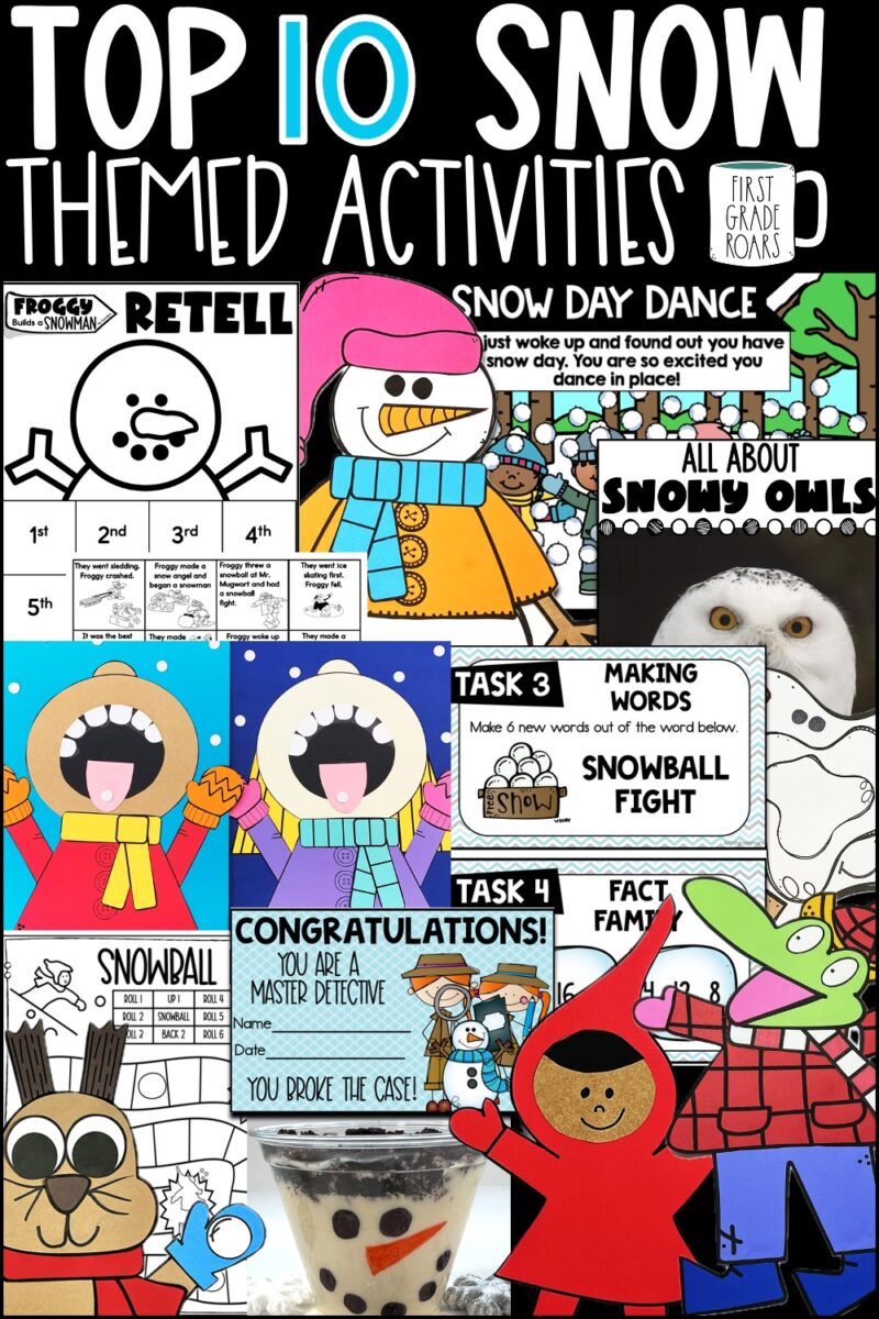 10 Engaging Activities About Snow for Winter Fun in the Classroom