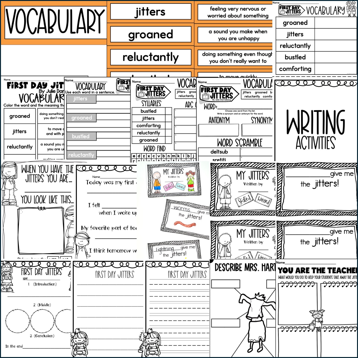 Engaging Activities for First Day Jitters