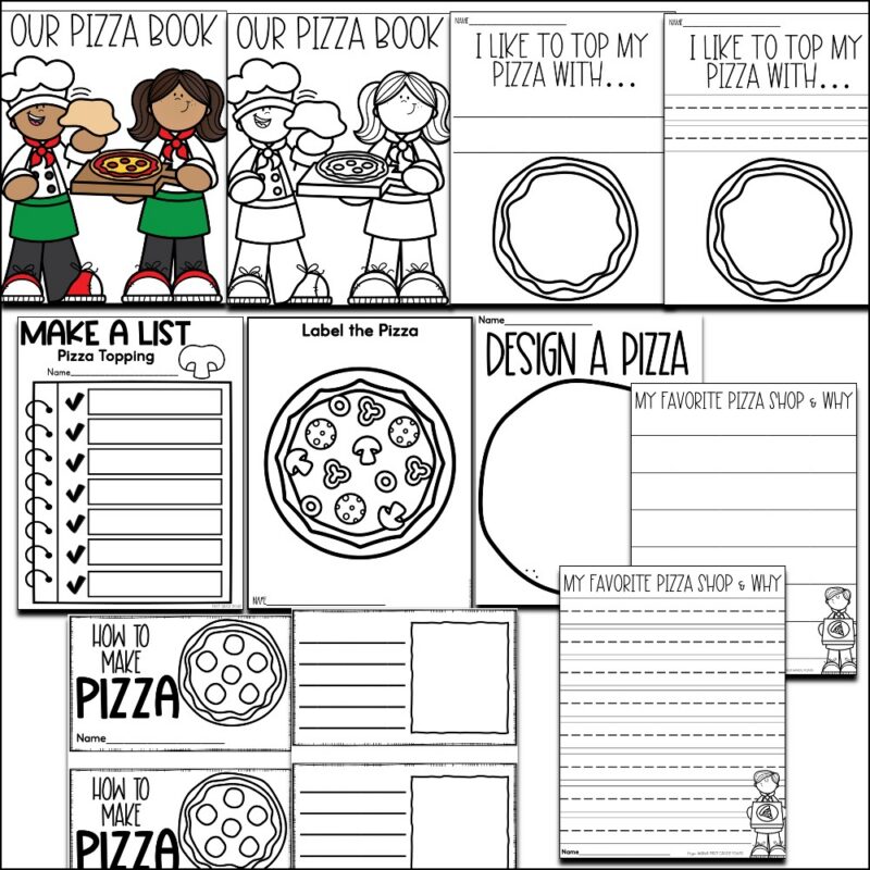 Dramatic Play Pizza Shop for Little Learners