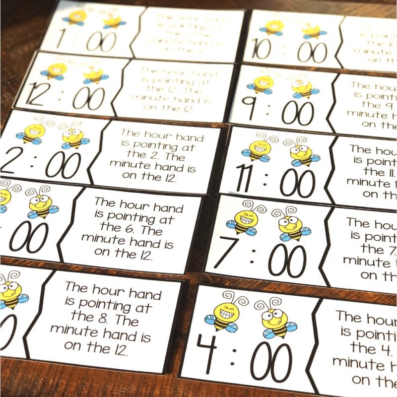 Telling Time Activities for First Grade - Megan Mitchell