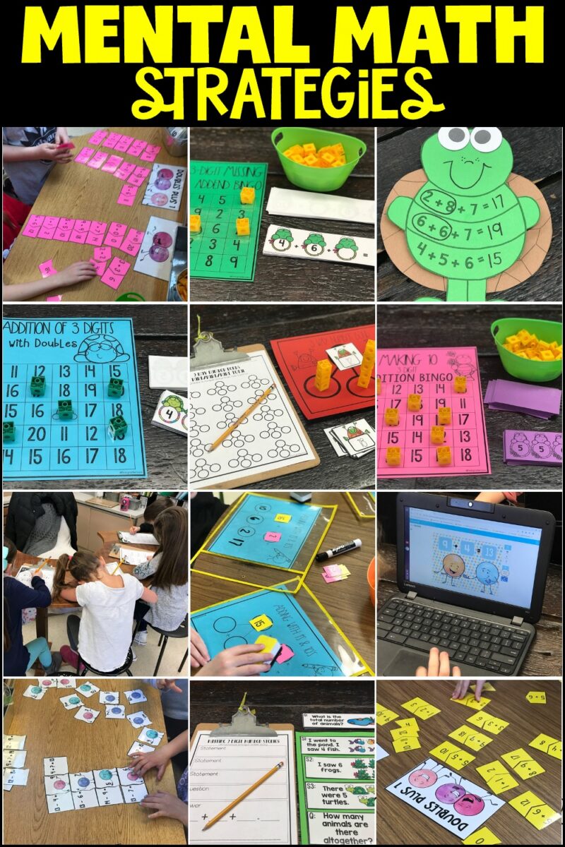 Mental Math Strategies for First Grade - Megan Mitchell